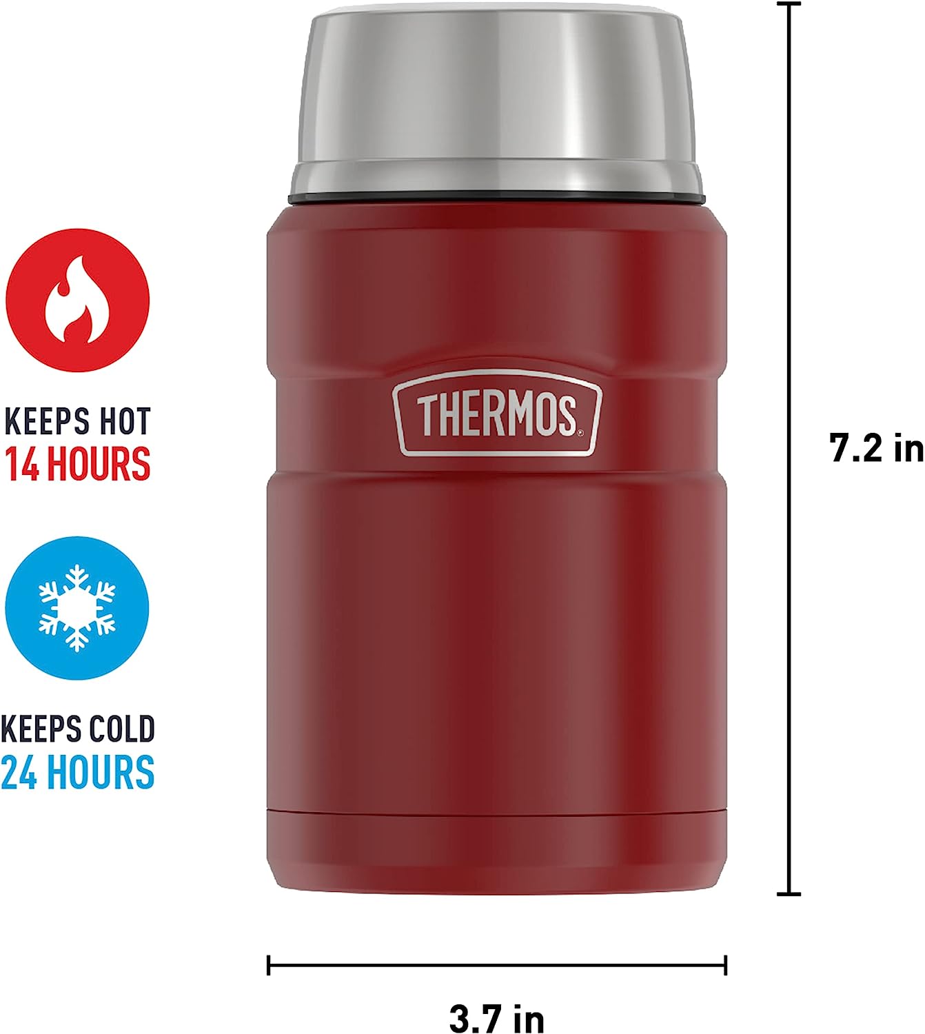 Termo THERMOS Tarro para alimentos – Vianda – Acero inoxidable ...